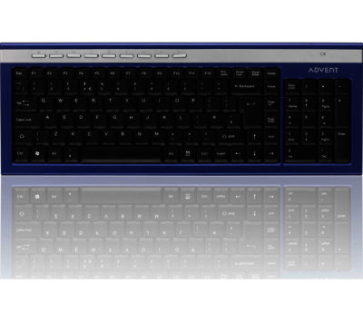 Advent AKBWLRD14 Wireless Compact Keyboard - Red