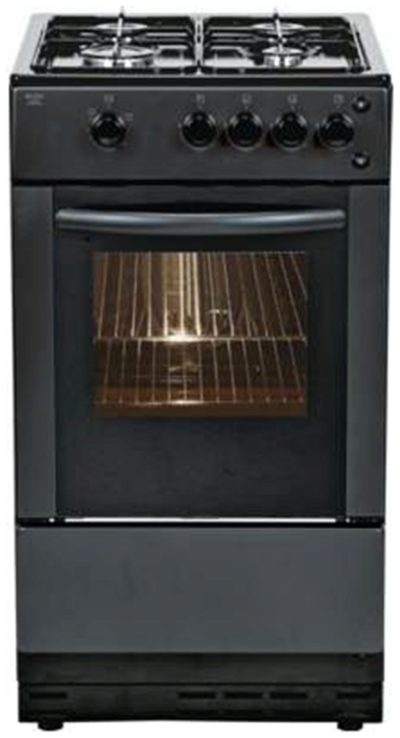 Bush - AG56SB - Gas Cooker - Black/Ins/Del/Rec